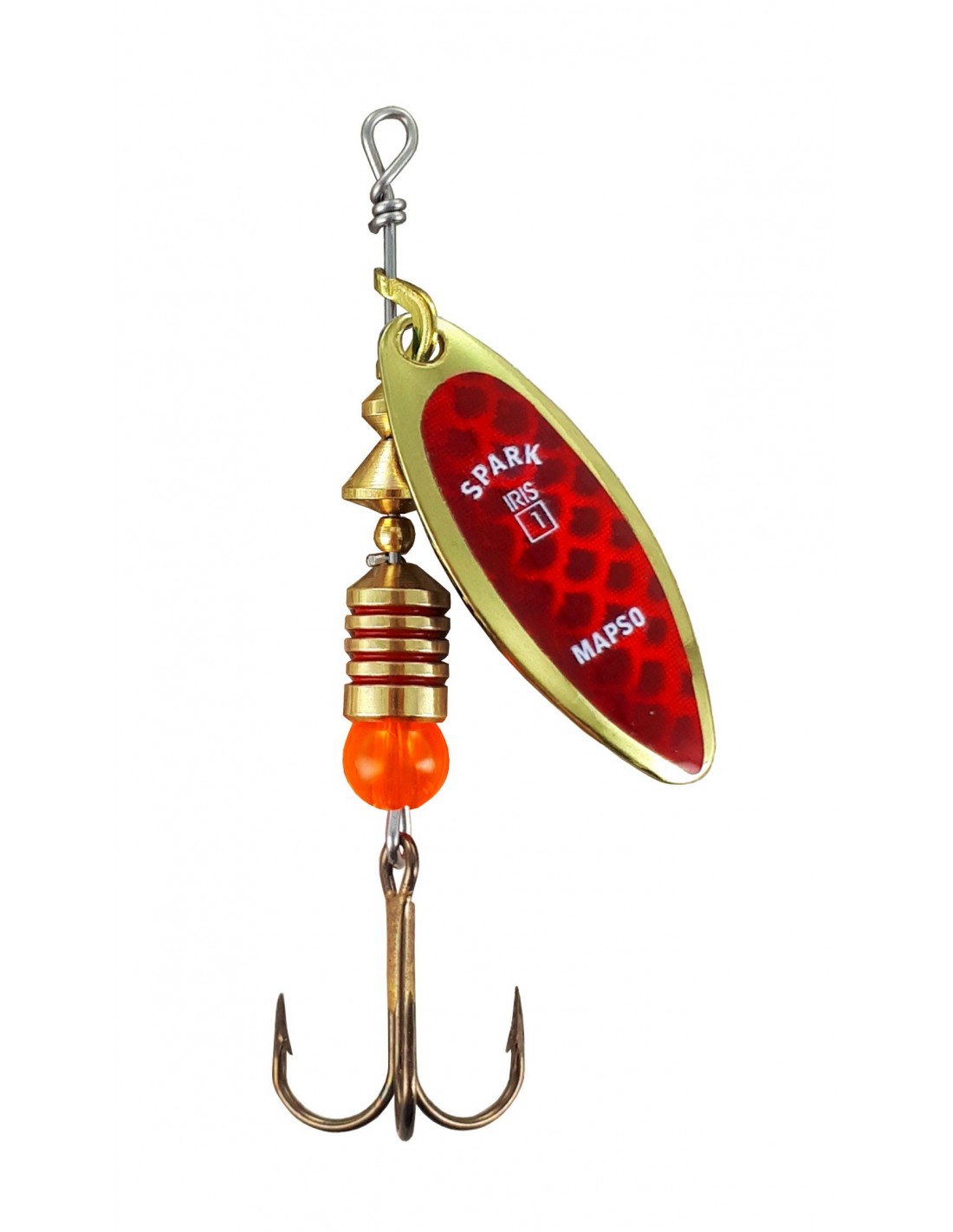Блешня обертаюча Lukris Mapso SPINNER SPARK-1 O-IRIS-ROJO PSPM1OMR